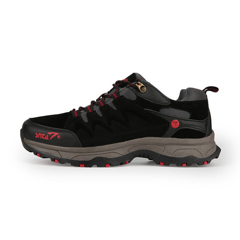 Jual Sepatu Gunung Pendek Snta 435 Black Red Original Low Seris Hiking ...