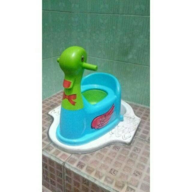 Jual Potty wc duduk anak alat bantu bab pup bak/pipis anak bebek dengan ...