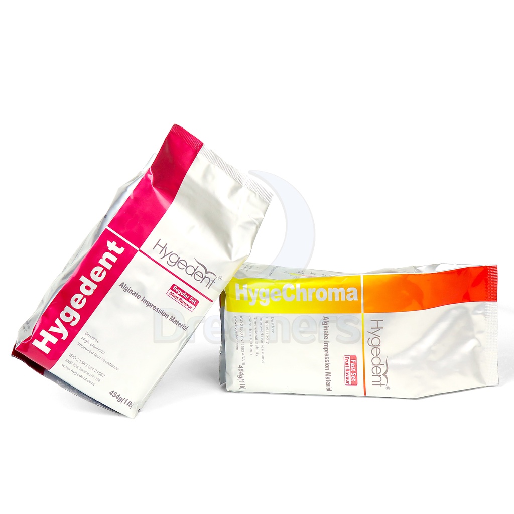 Jual HYGEDENT HYGECHROMA Dental Alginate Bahan Cetak Gigi Hygedent EXP ...