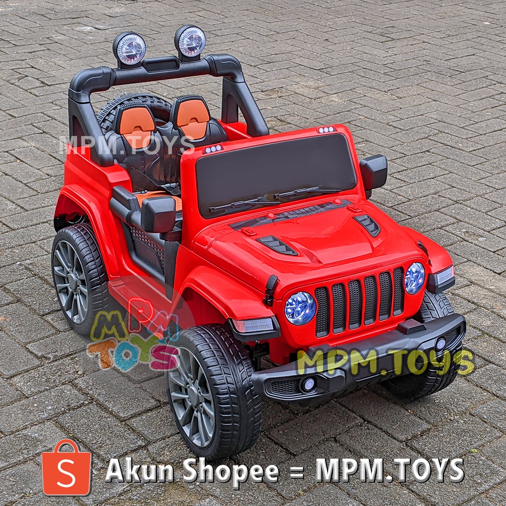 Jual Mobil Aki Anak JEEP RUBICON BAN KARET Jeep Aki Remote Jeep ...