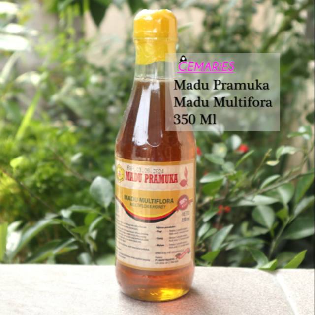 Jual Madu Pramuka Varian Madu Multiflora 350ml free bubble wrap ...