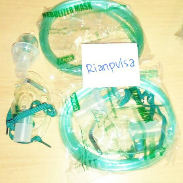 Jual Masker Nebulizer Selang Tempat Uap Cair Mask Nebu Bayi Balita Anak ...