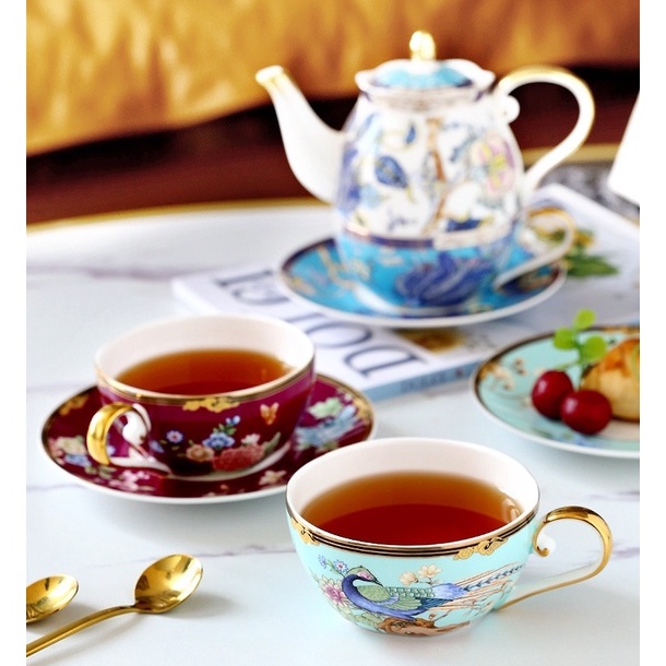 Jual Royal Chinese Tea Set 2in1 - Teko Cangkir Teh Keramik - Ceramic ...