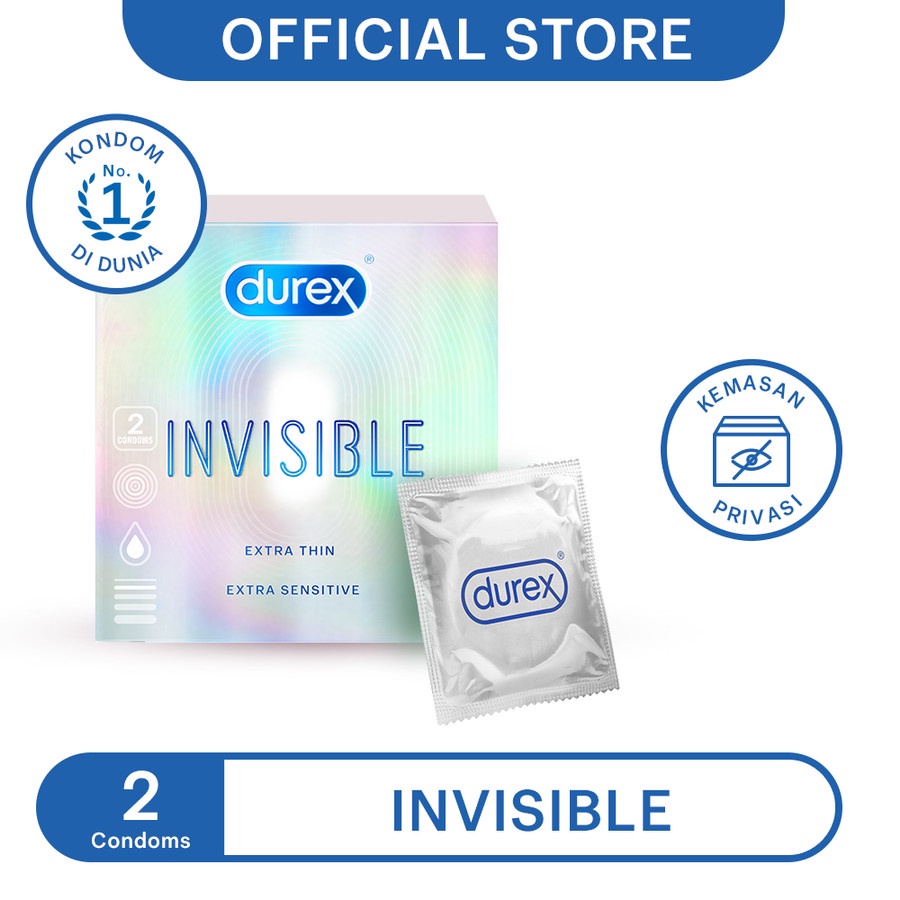 Jual Finacel1 Kondom Durex Invisible Paling Tipis Extra Thin Extra Sensitive | Shopee Indonesia