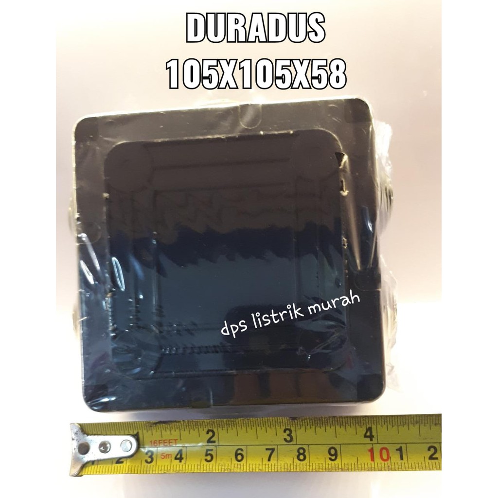 Jual Masko Duradus Hitam 105 x 105 x 58 Terminal Kabel / Pipa Listrik ...