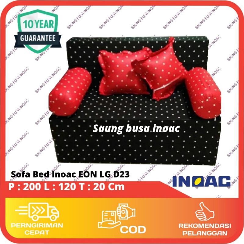 Jual INOAC Sofa Bed Inoac no.4 size 200 x 120 x 20 cm | Shopee Indonesia