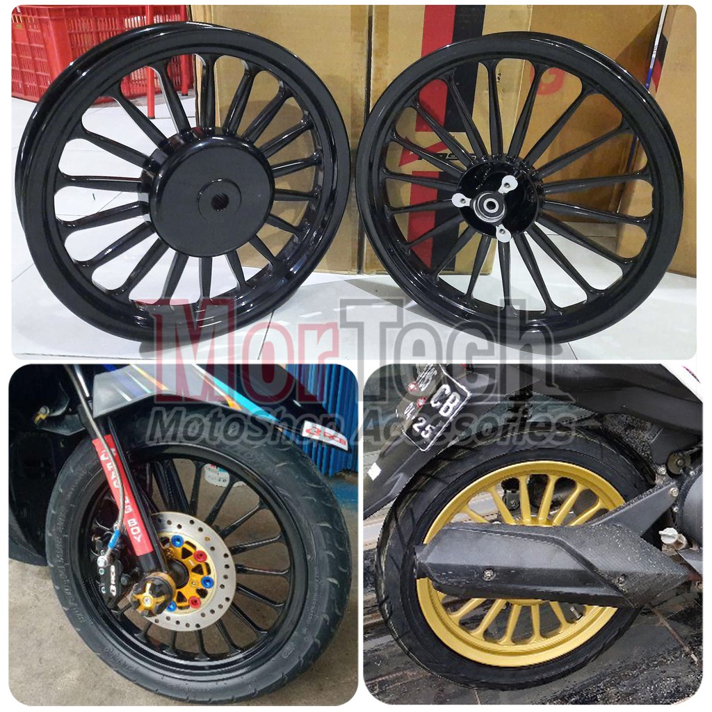 Jual Rossi Galaxy 2 Model Daytona Palang 18 Velg Pelek Racing Tapak ...