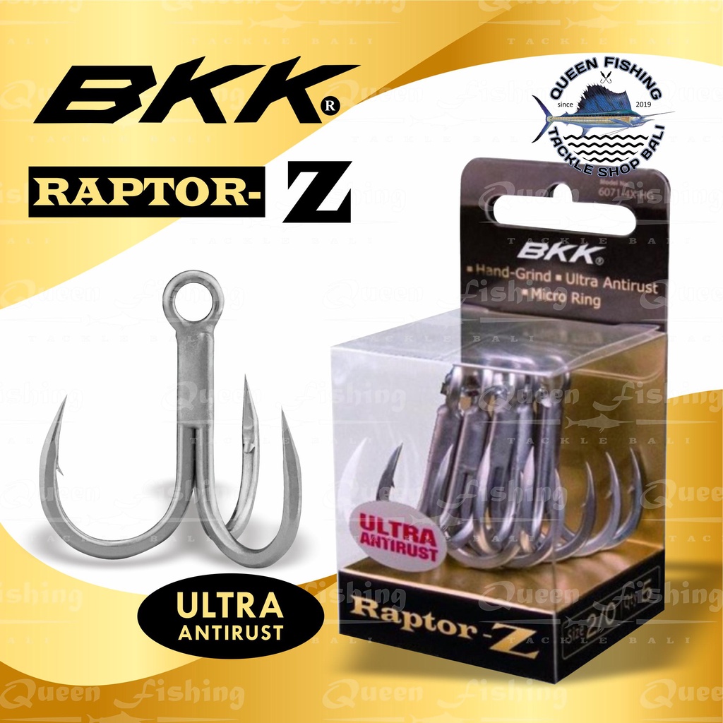 Jual BKK RAPTOR Z ULTRA ANTIRUST TREBLE HOOK | Shopee Indonesia