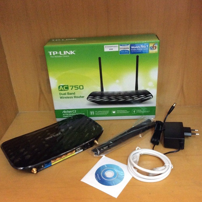 Jual TP-LINK Archer C2 - AC750 Wireless Dual Band Gigabit Router ...