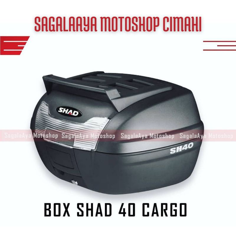 Jual Top Box Motor SHAD 40 Cargo SH40 Adventure touring cocok untuk ...
