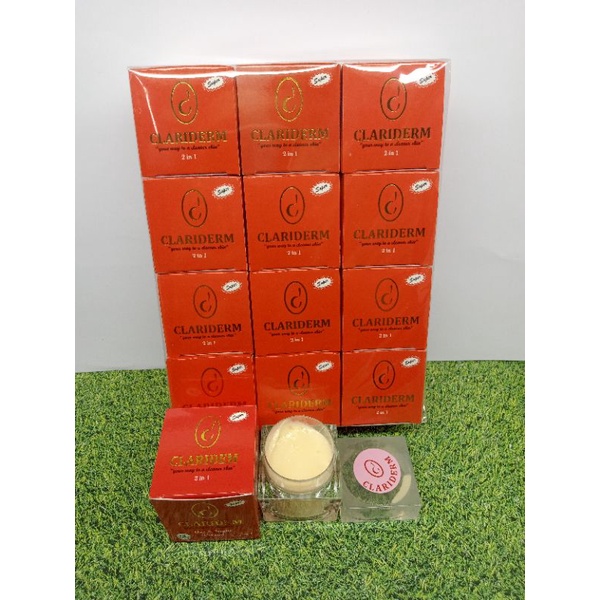Jual CREAM CLARIDERM SUPER DAY & NIGHT LUSINAN ( ISI 12 PCS ) | Shopee ...
