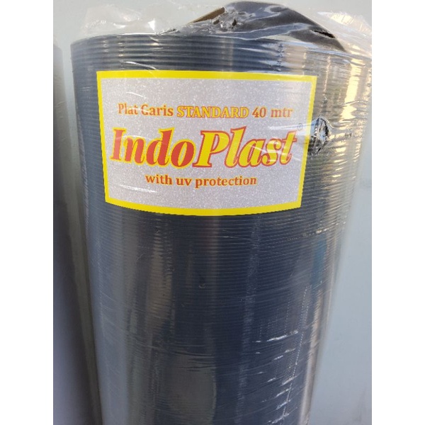 Jual FIBER PLASTIK PENUTUP PAGAR HITAM POLOS MOTIF GARIS KETEBALAN 0 ...