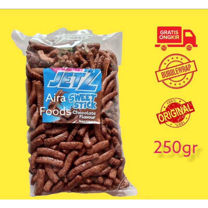Jual Snack Jetz indofoods choco stick/choco fiesta/stik coklat 200gr ...