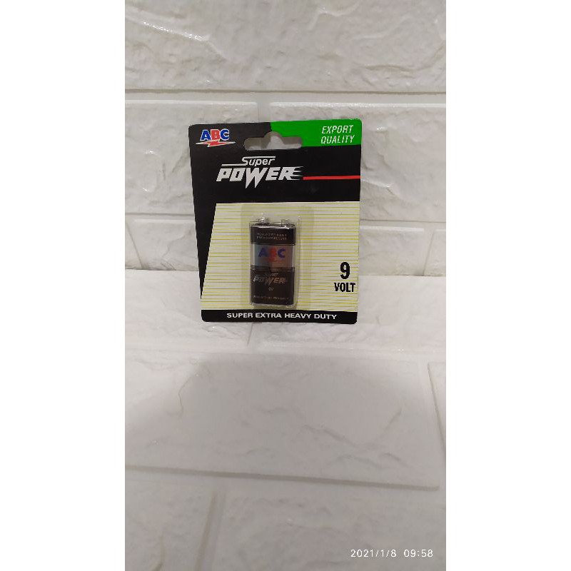 Jual Battery ABC Super Power 9V kotak | Shopee Indonesia