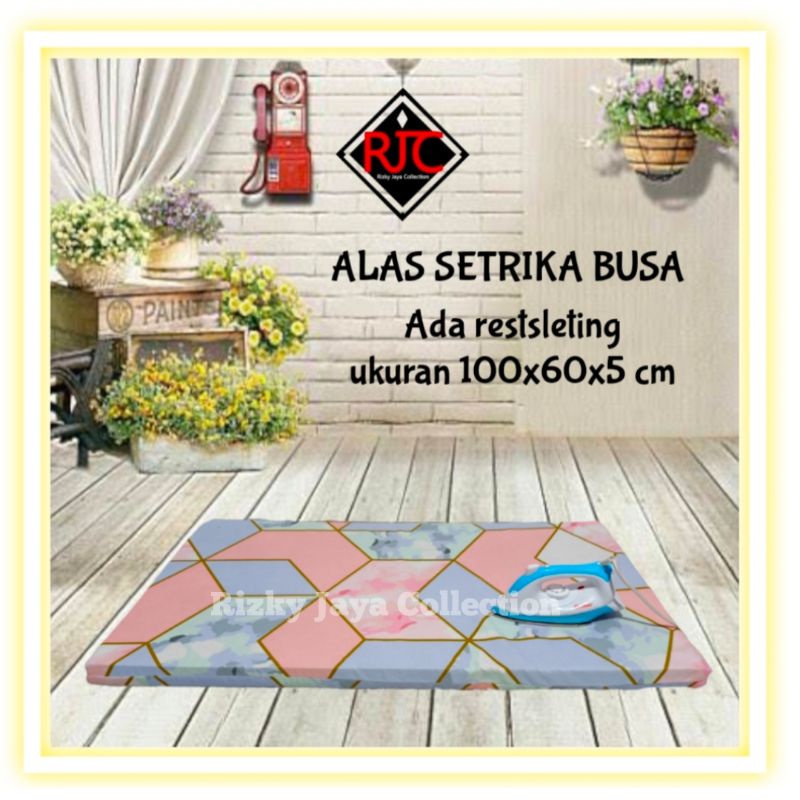 Jual Alas Setrika Busa Hitam Royal 5 cm Ukuran 100x60x5 cm ada tali ...