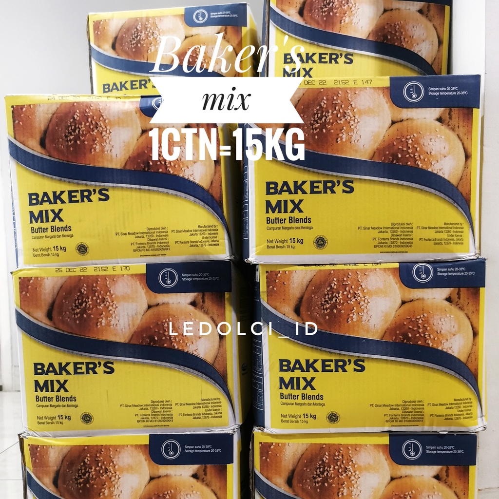 Jual ANCHOR BAKERS MIX BAKER MIX BUTTER MARGARIN KARTON (1 KARTON = 15 ...