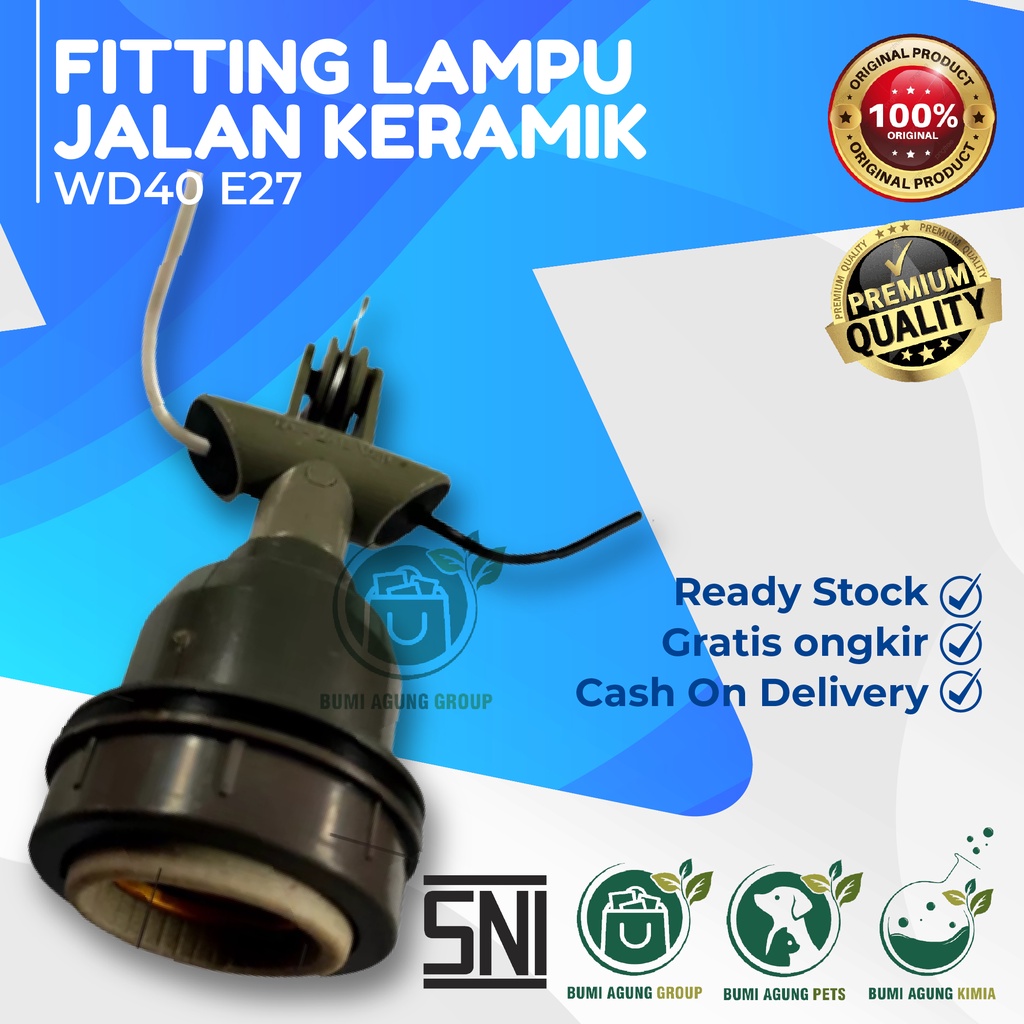 Jual Fitting Lampu Jalan Keramik WD E27 / Fiting Lampu E27 / Fiting Gantung Jalan5450 | Shopee ...