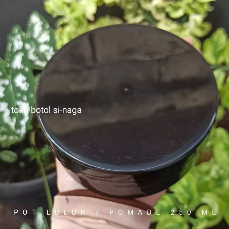 Jual Pot Lulur Pomade 250 ML Hitam | Shopee Indonesia