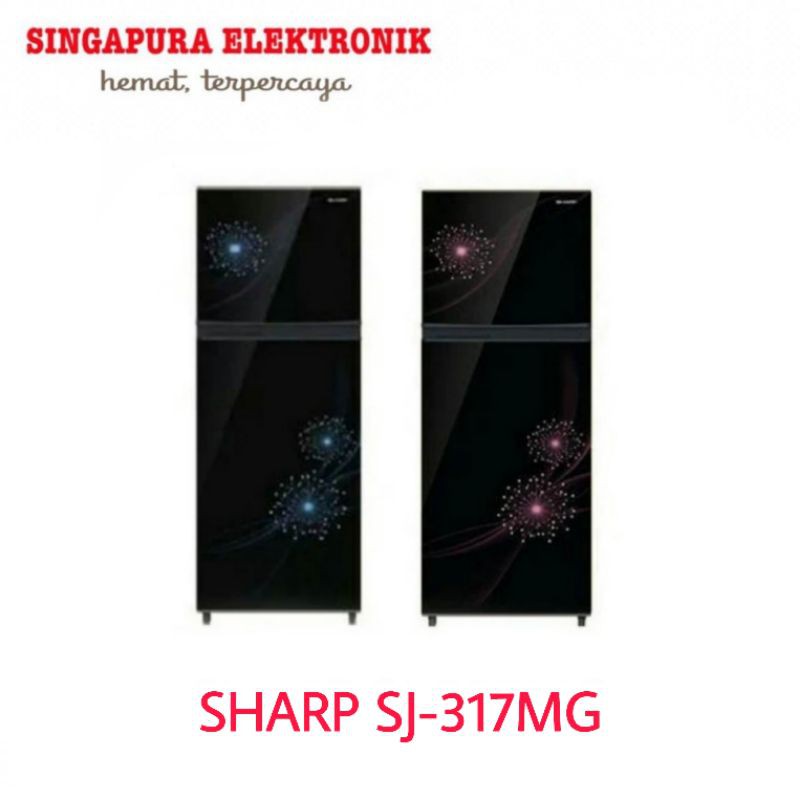 Jual Sharp Kulkas 2 Pintu SJ-317MG | Shopee Indonesia