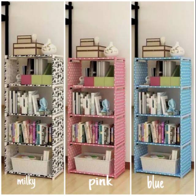 Jual Rak Buku Susun 5 Rak Serbaguna Rak buku JEON | Shopee Indonesia