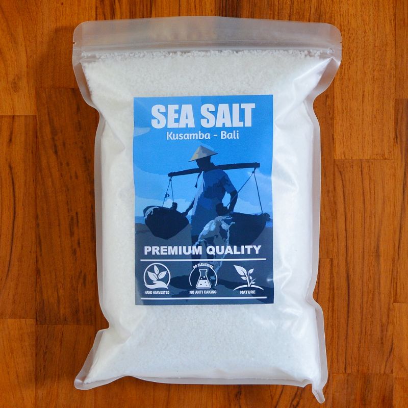 Jual GARAM LAUT KUSAMBA BALI SEA SALT 1KG | Shopee Indonesia