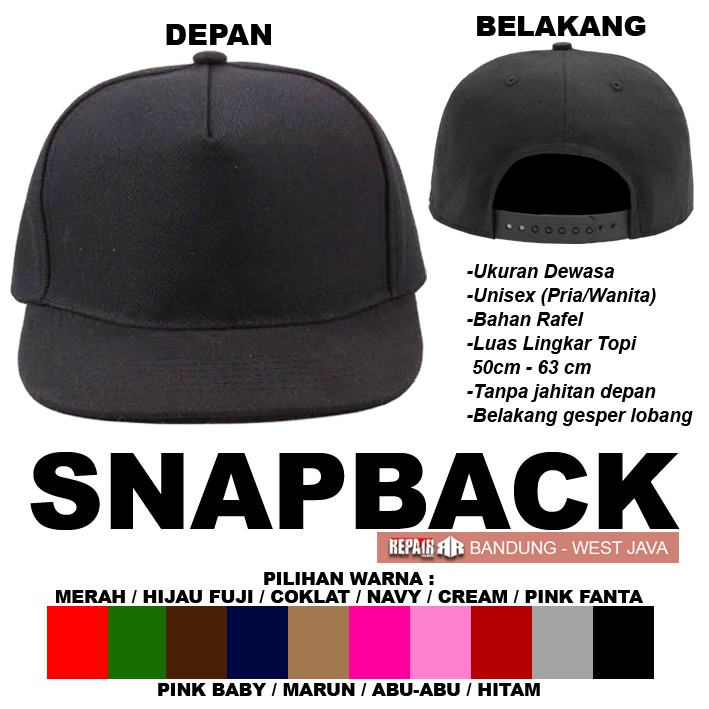 Jual TOPI SNAPBACK | Shopee Indonesia