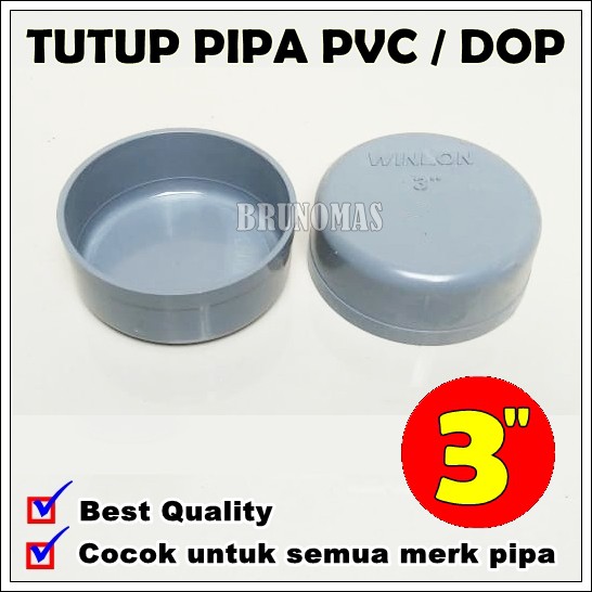 Jual Tutup Pipa PVC - DOP 3 Inchi - Tutup PVC Tanpa Drat | Shopee Indonesia