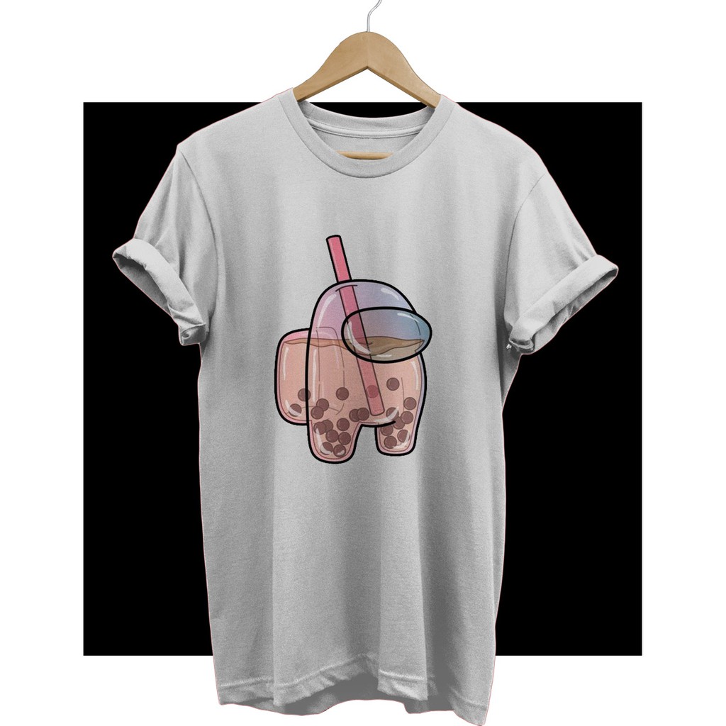 Jual KAOS AMONG US BOBA 04 - BAJU AMONG US BUBBLE PINK - KAOS AMONG US ...
