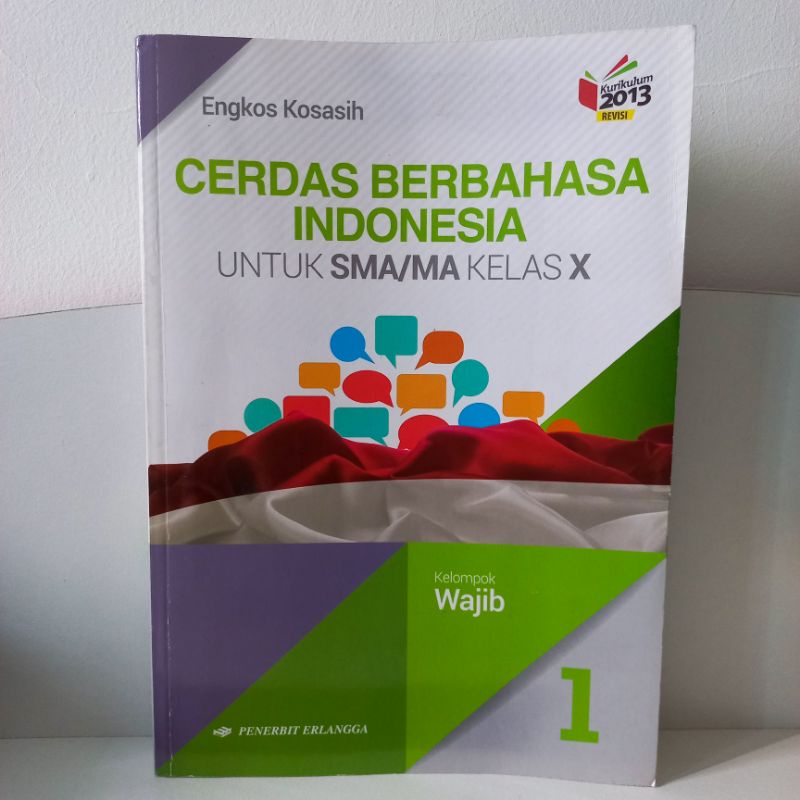Jual Buku Paket Pelajaran Bahasa Indonesia Wajib Kelas 10 Erlangga ...