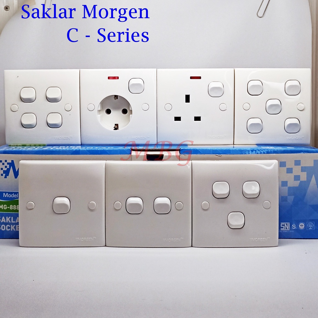 Jual Morgen Saklar IB/ob C Series SK Arde, Engkel, Seri, AC NPC, Socket ...