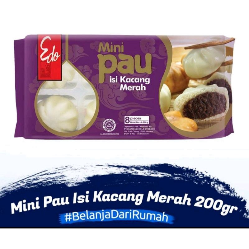 Jual Edo Mini Pau Kacang Merah 200 gr | Shopee Indonesia