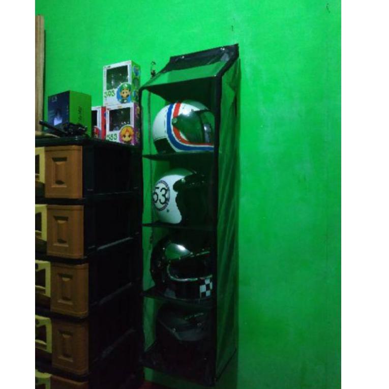 Jual Motif Terkini.. Rak helm gantung sap 4 alas triplek pakai ...