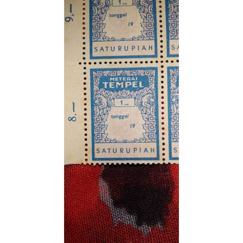 Jual Materai Tempel Benda Pos Jadul Surat Berharga Filateli Jadul 1 ...