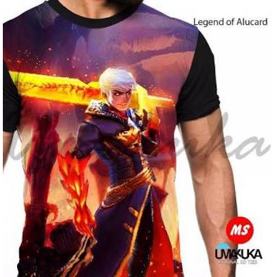 Jual Baju Kaos Mobile Legend Alucard Legend 3D Full print Umakuka | Shopee Indonesia