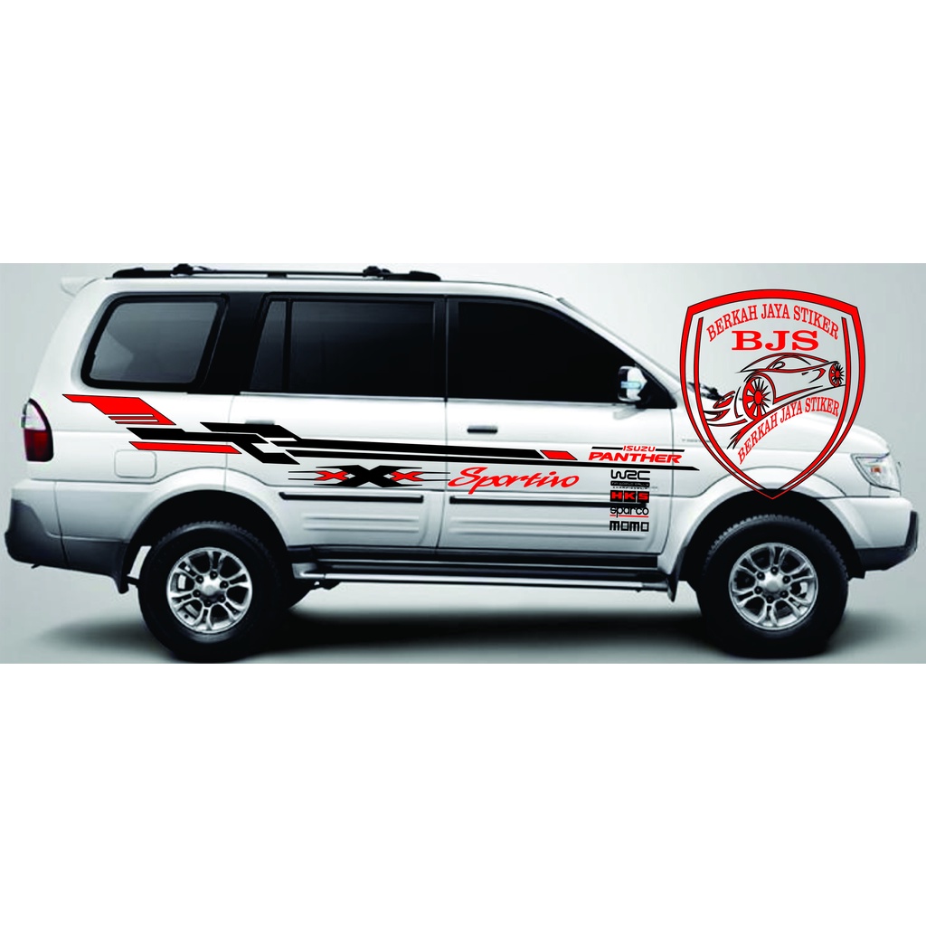 Jual NEW STIKER MOBIL PANTHER STICKER STIKER TRIBAL MOBIL ISUZU MUX ...