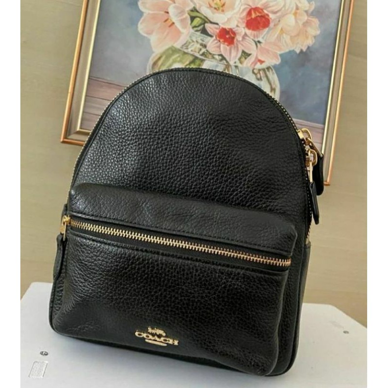 Jual Mini Charlie Backpack Black | Shopee Indonesia