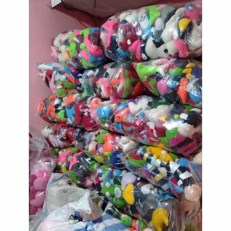 Jual boneka mesin Capit isi 100pcs 1 BAL, GROSIR LEBIH MURAH BISA COD ...