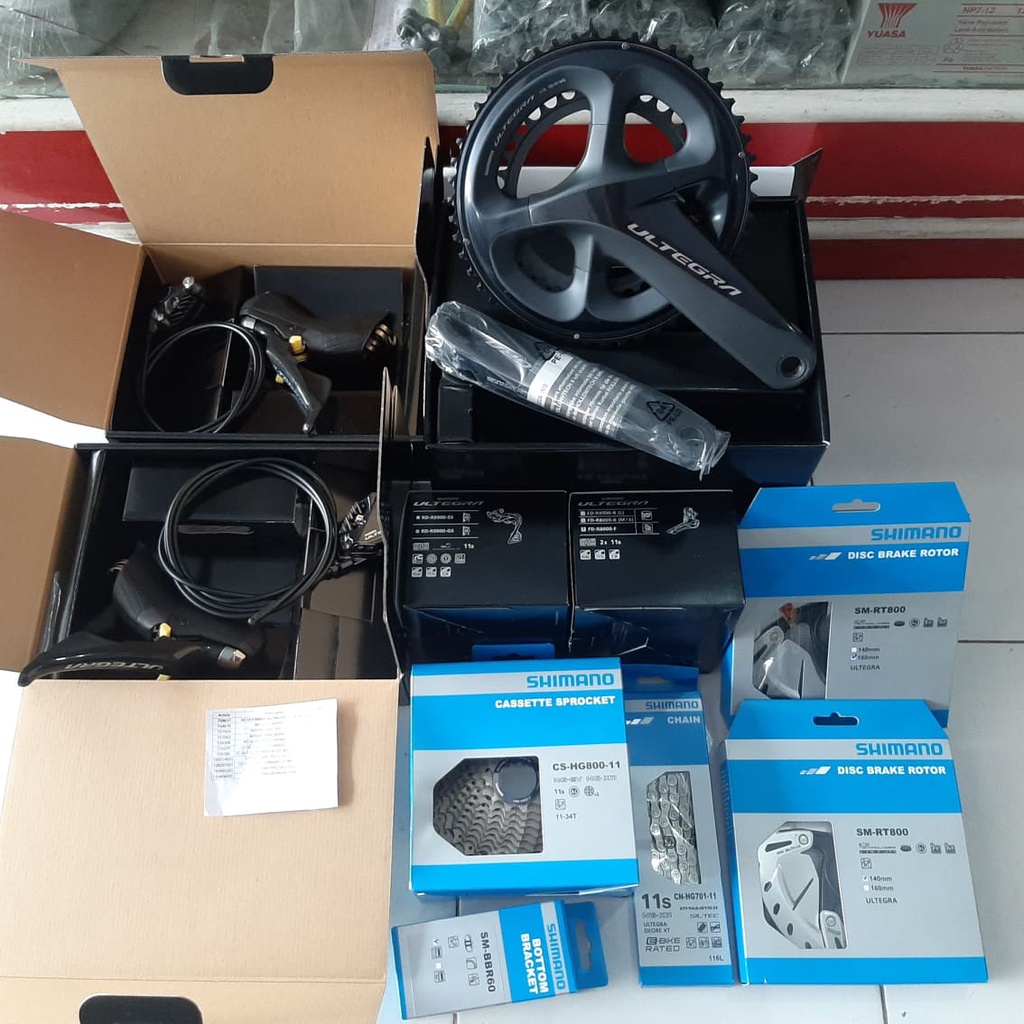Jual GROUPSET / GROUP SET SHIMANO ULTEGRA R8020 Hydraulic Discbrake ...