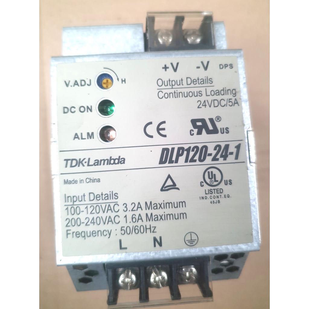 Jual DC power supply din rail DLP120-24-1 24VDC 5A TDK Lambda | Shopee ...