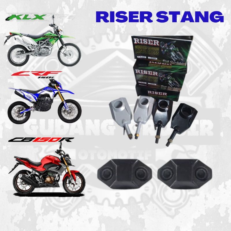 Jual RAISER SETANG KLX DTRACKER CRF150 CB150R Verza Reser setang KLX ...