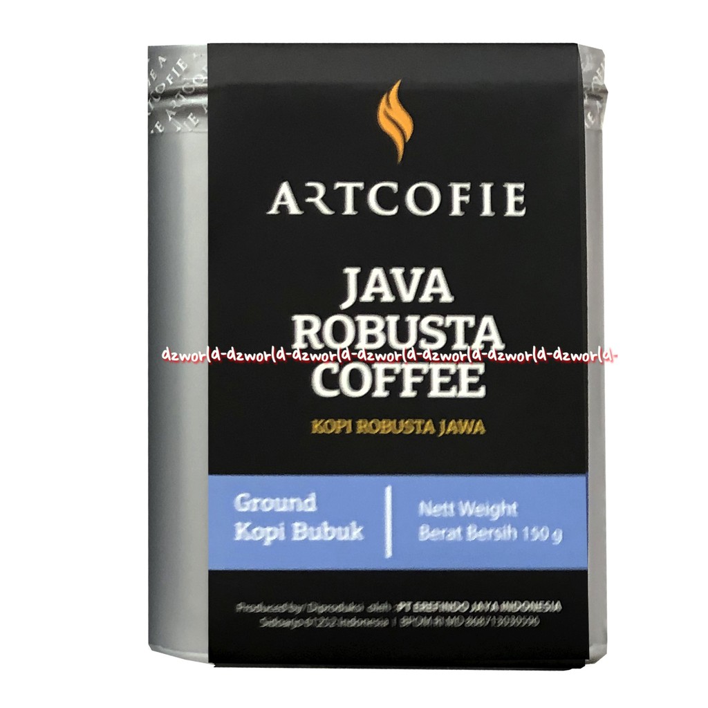 Jual Artcofie Java Robusta Coffee 150gr Kopi Jawa Robustta Bubuk Koppi Art Kopi Art Coffie ...