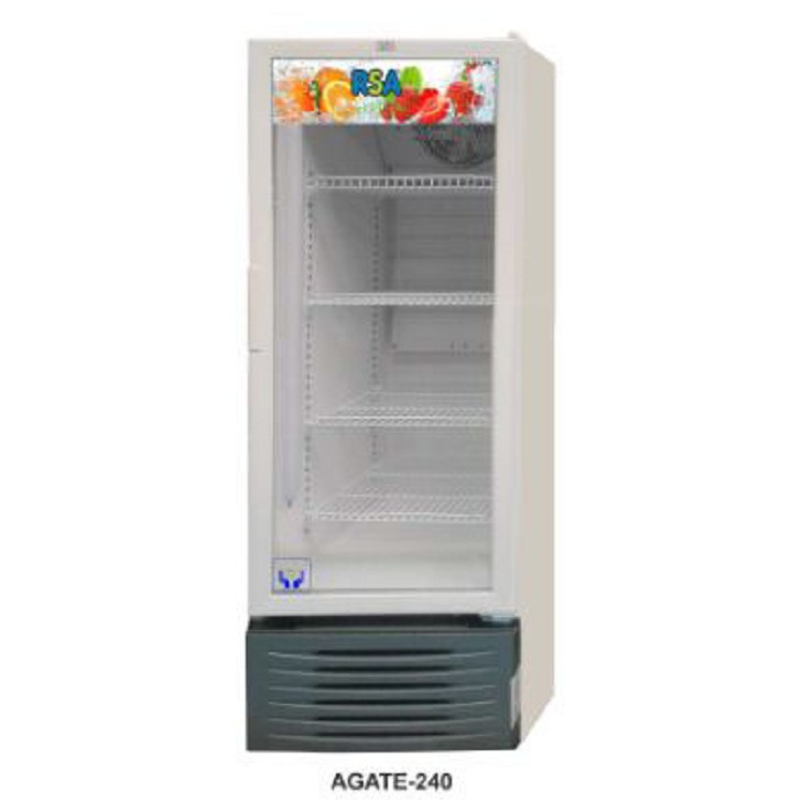 Jual PROMO SHOWCASE COOLER 1 PINTU RSA KAPASITAS 222 LITER AGATE-240 ...