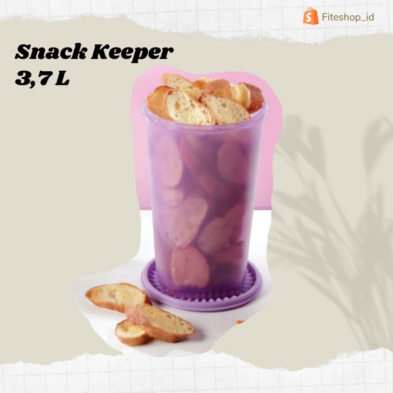 Jual Snack Keeper Tupperware 3,7 L | Toples Makanan | Shopee Indonesia