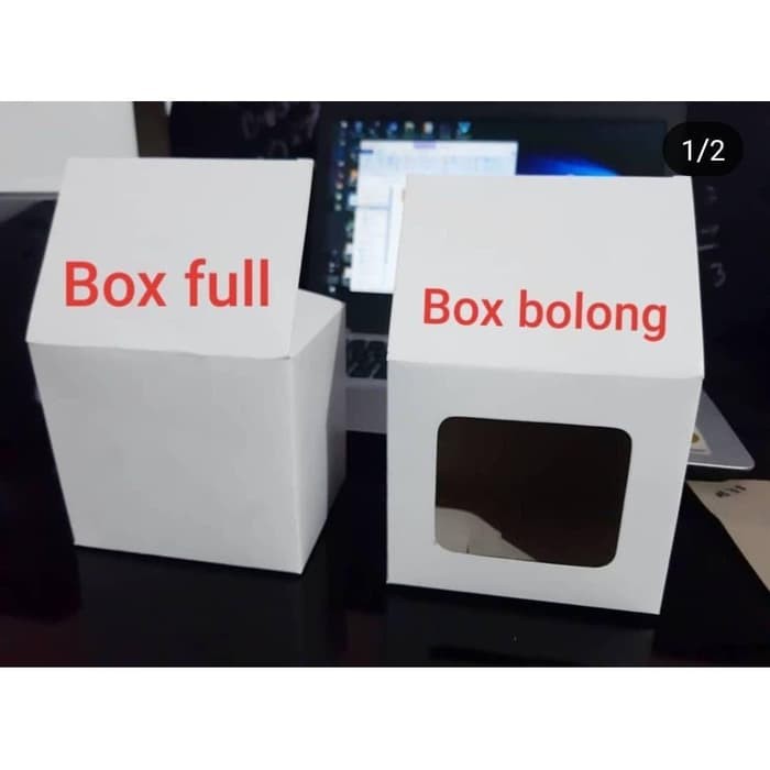 Jual Dus Box putih Duplex Mug Keramik kotak kardus polos duplek ...