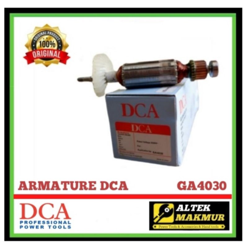 Jual DCA Armature GA4030 / Angker MAKITA GA4030 / GA 4030 / Mesin ...