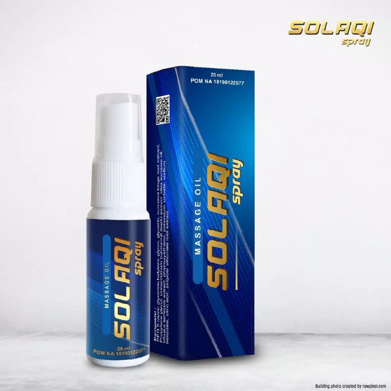 Jual Solaqi Spray Herbal 100% Asli bpom/SPRAY SOLAQI FOR MAN Herbal ...