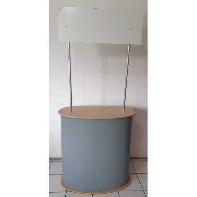 Jual Poly Counter/Event Desk/Easy Counter( Meja Lengkung dengan Header ...