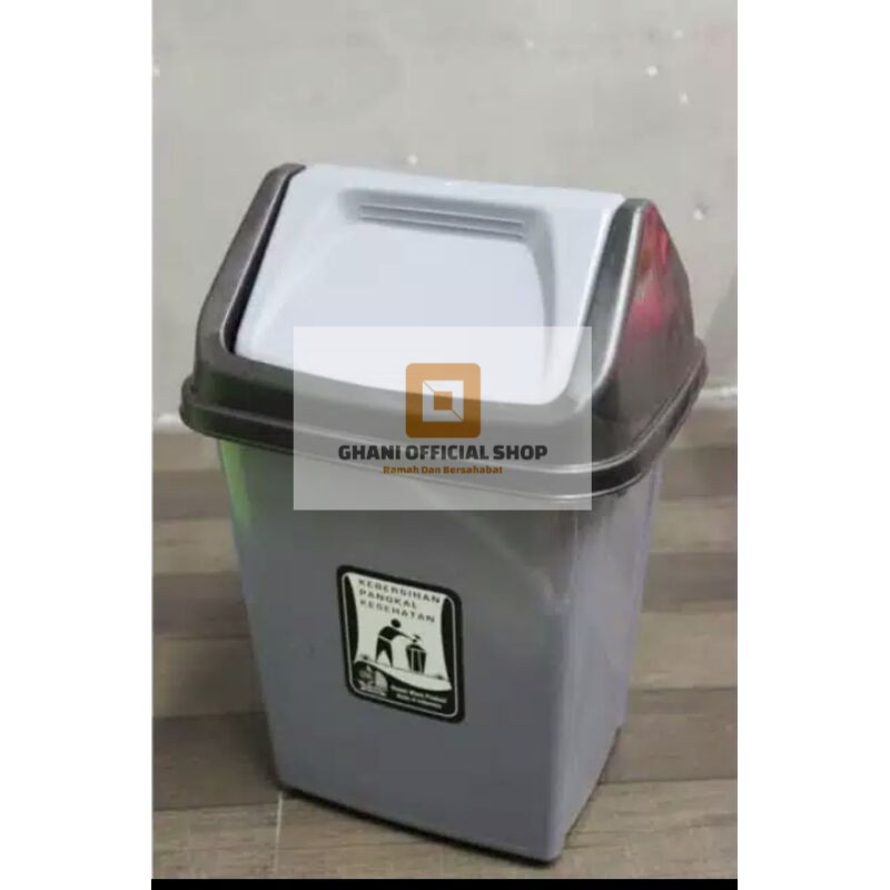 Jual Tempat Sampah Tutup 5 10 15 Liter/Keranjang Sampah Tutup Goyang | Shopee Indonesia
