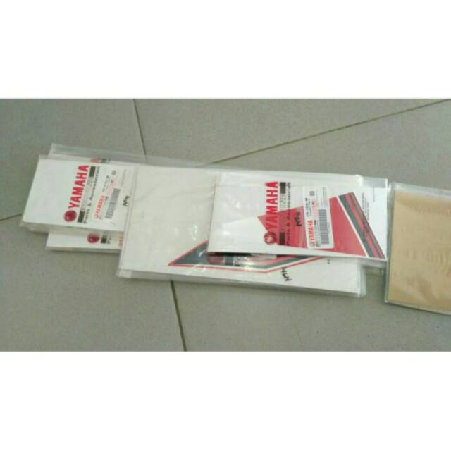 Jual Sticker/Stripping/List Fullset Vixion Advance Merah Ori Yamaha ...