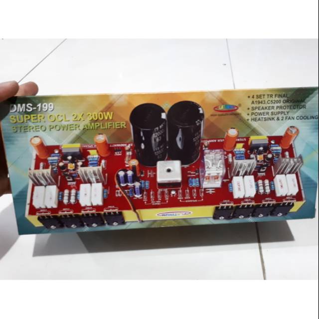 Jual SUPER OCL POWER AMPLI STEREO 600WATT 2X 300WATT TOSHIBA DMS199 DMS-199 | Shopee Indonesia